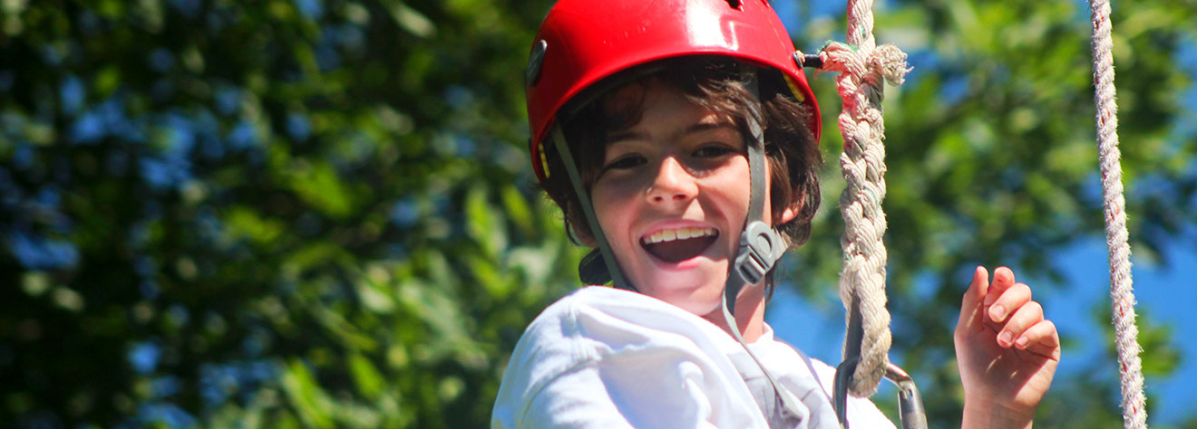 Ropes Course at Camp High Rocks for boys | Adventure Camp | Zip Wire